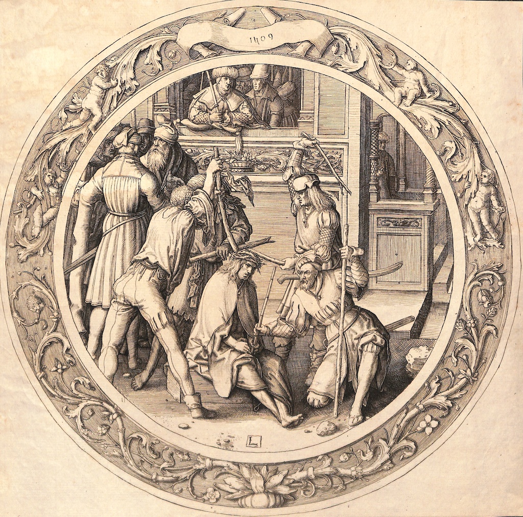 LEYDEN - LE COURONNEMENT D'ÉPINES - Estampes MAS