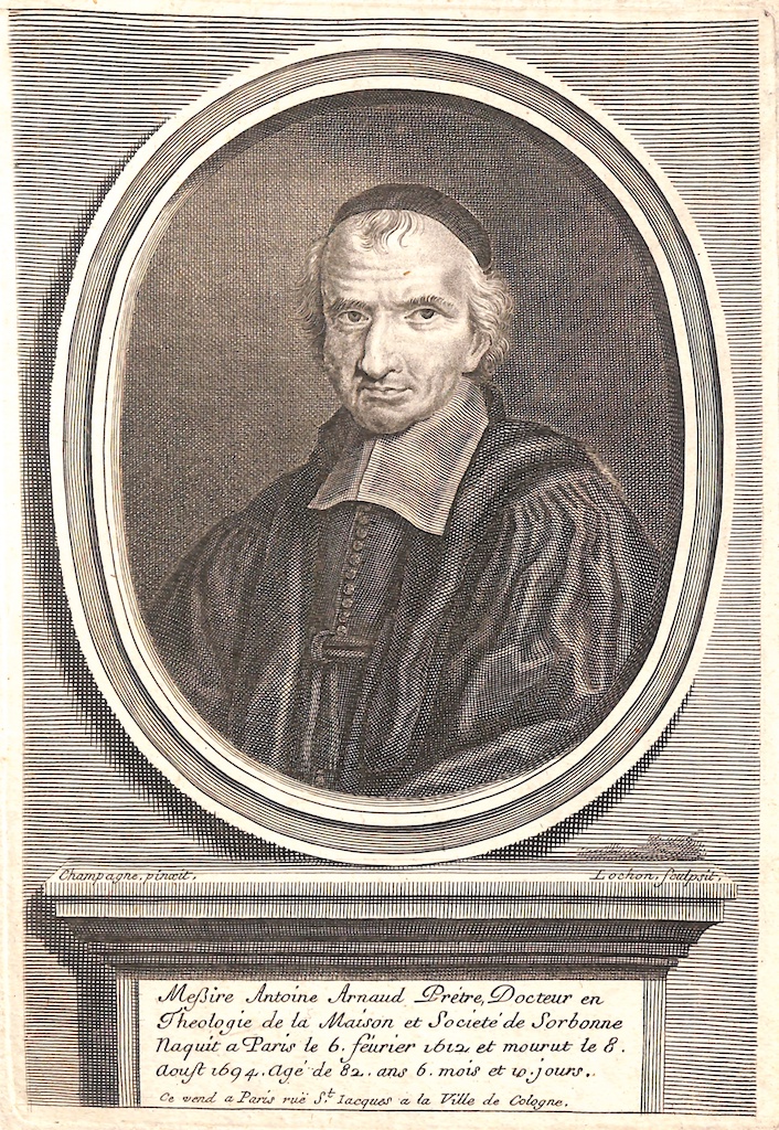 LOCHON - PORTRAIT D'ANTOINE ARNAULD - Estampes MAS