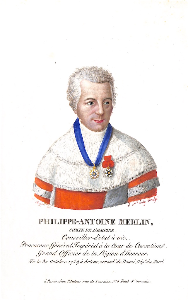 MEYER : PHILIPPE-ANTOINE MERLIN DE DOUAI (après 1813) - Estampes MAS