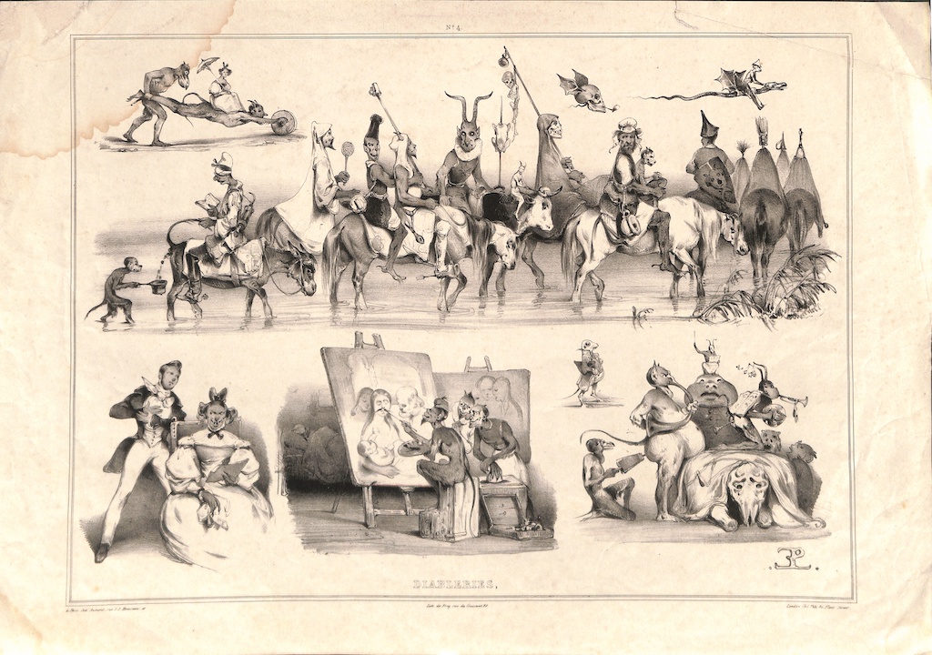 LEPOITEVIN : DIABLERIES N°4 - Estampes MAS