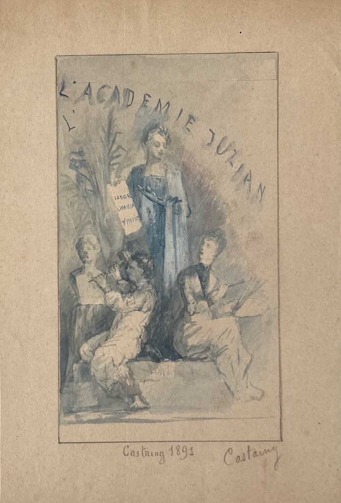 CASTAING : ACADÉMIE JULIAN - Estampes MAS