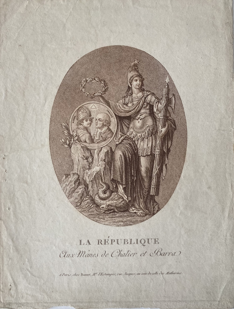 LA RÉPUBLIQUE - Estampes MAS