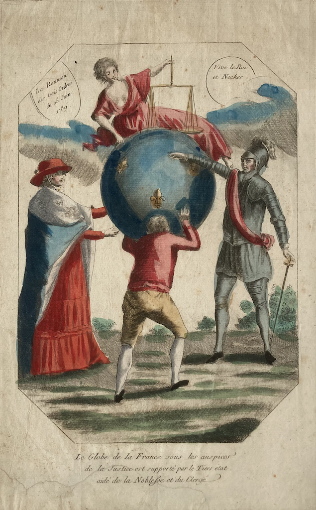 GLOBE DE LA FRANCE - Estampes MAS